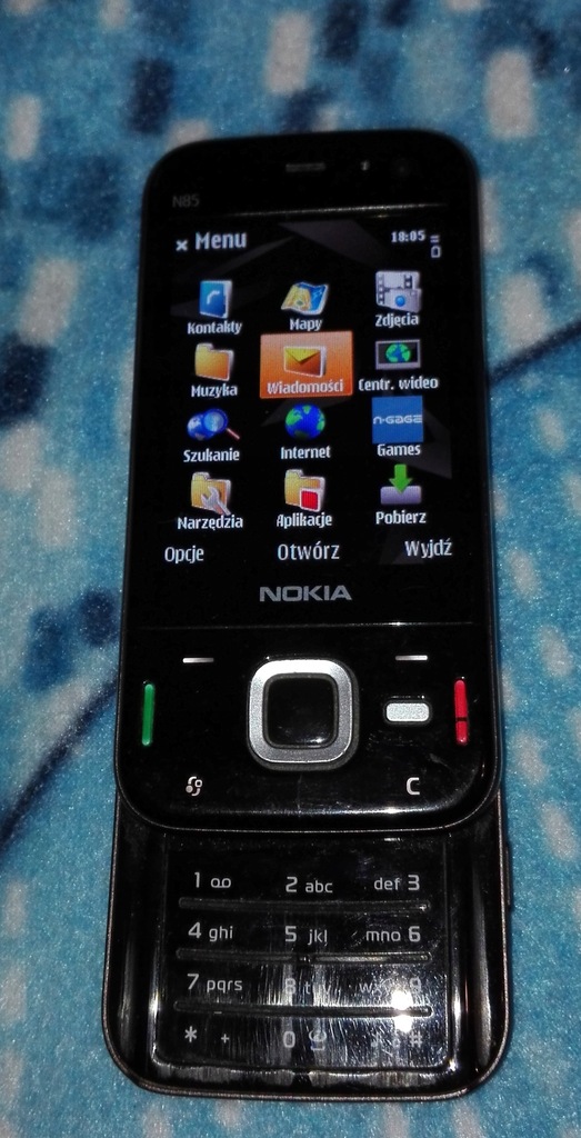 Nokia N85 - KLASYK Unikat - Bez simlocka +GRATIS! - 7704749374 - oficjalne archiwum Allegro