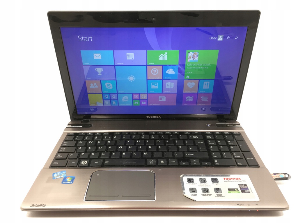 TOSHIBA P850 i3 2x2.3GHz 8GB 500GB 15.6' AG195 - 7586163498 - oficjalne ...