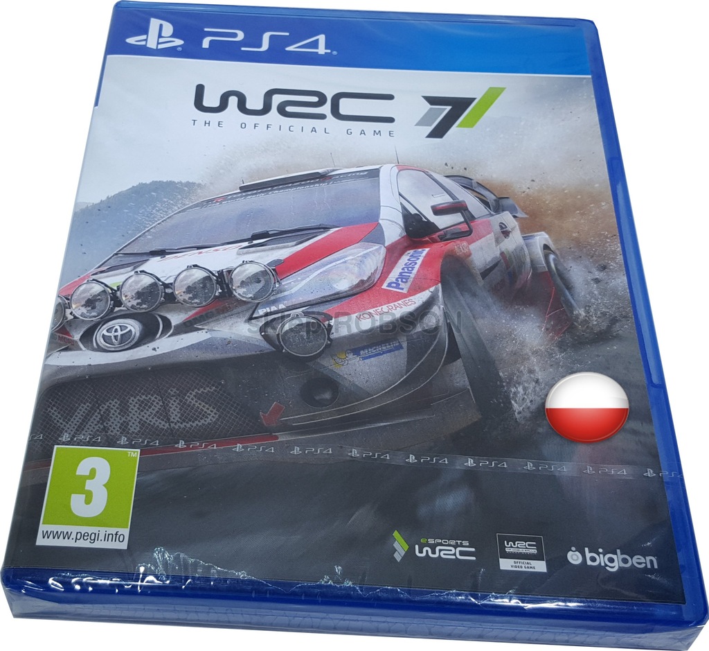 WRC 7 PS4 NOWY PLAYSTATION 4 RAJDY PO POLSKU - 6956534208 - oficjalne archiwum Allegro