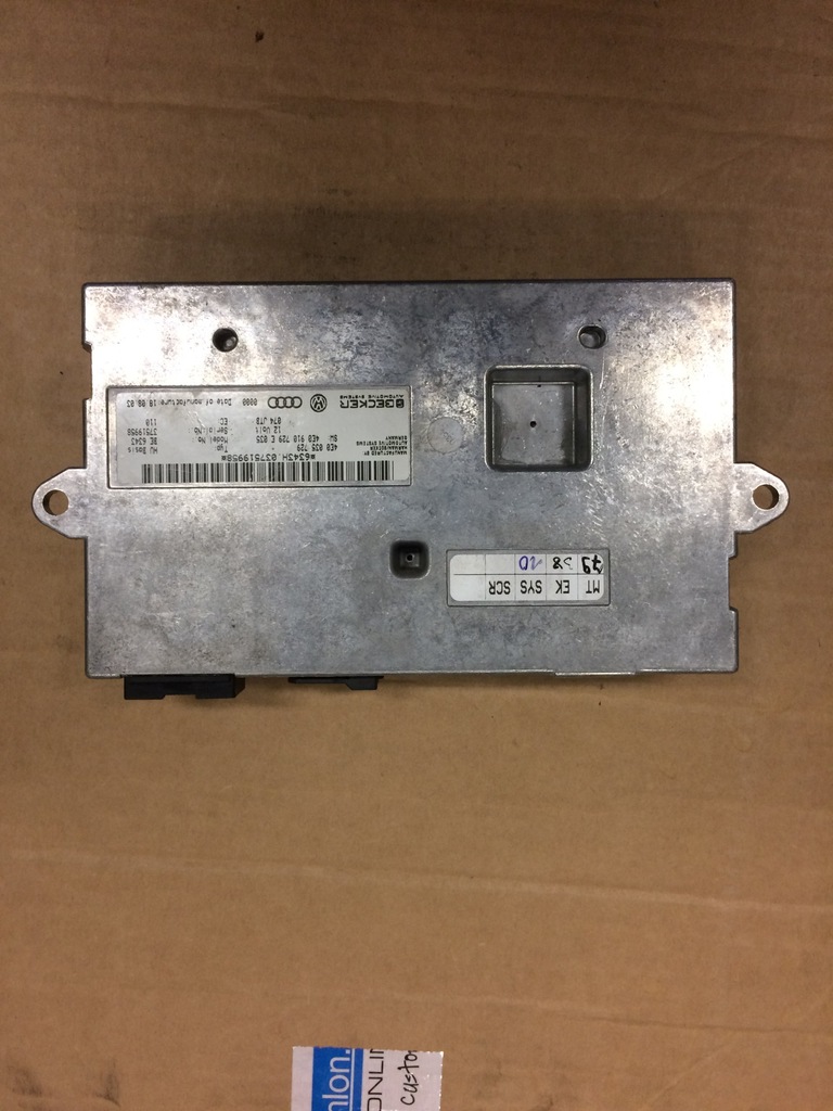 AUDI A8 D3 MODUŁ MMI 4E0035729 4E0910729E - 7136056464 - oficjalne archiwum Allegro