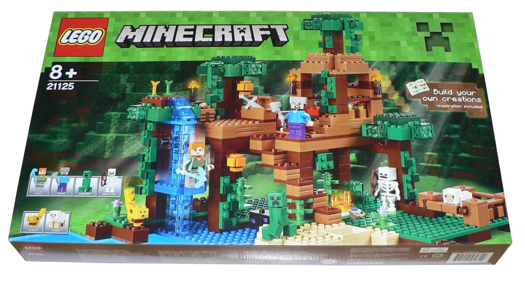 Lego 21125 - MINECRAFT Domek na drzewie w dżungli - 7083973087 ...