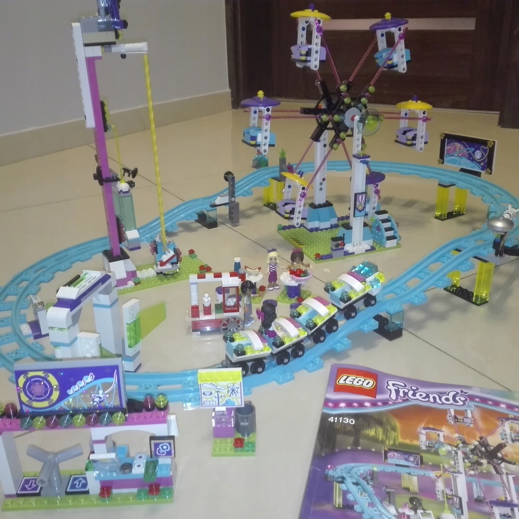 lego friends 41130 Kolejka Górska w Parku Rozrywki - 7637114917 ...