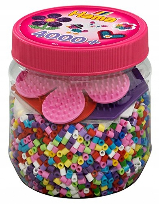 Collectibles Hama Beads and Pegboards in Tub Pink 10.2051 Collectibles ...