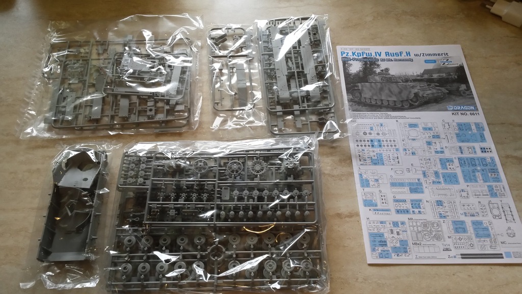 Dragon 6611 Pz.Kpfw.IV ausf.H + zimmerit - 7275214582 - oficjalne ...