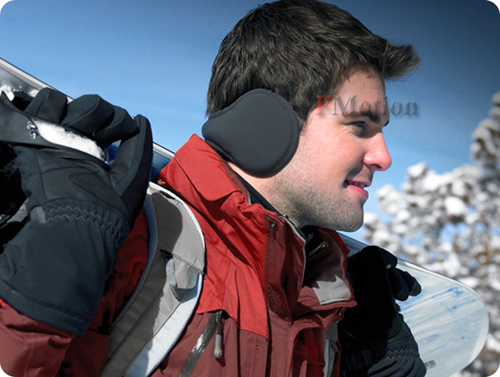 MĘSKIE NAUSZNIKI CZARNE PRZYLEGAJĄCE IMPORTER - 6296580578 - oficjalne archiwum Allegro