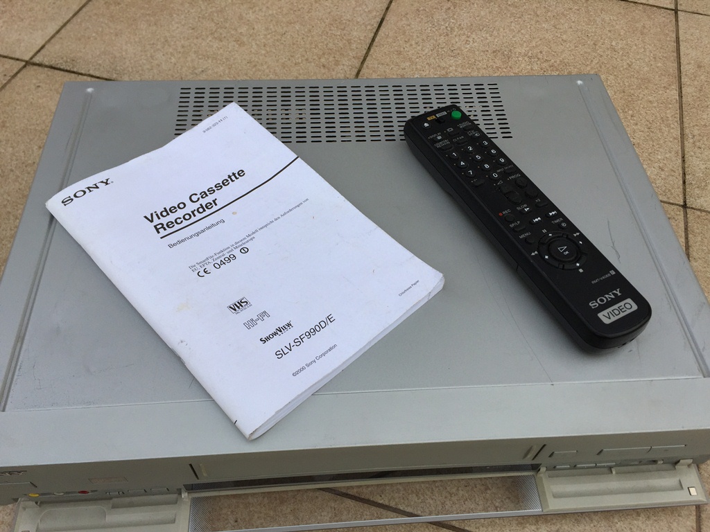 SONY SLV-SF990 MAGNETOWID VIDEO HI-FI STEREO+PILOT - 7150881238 - oficjalne archiwum Allegro