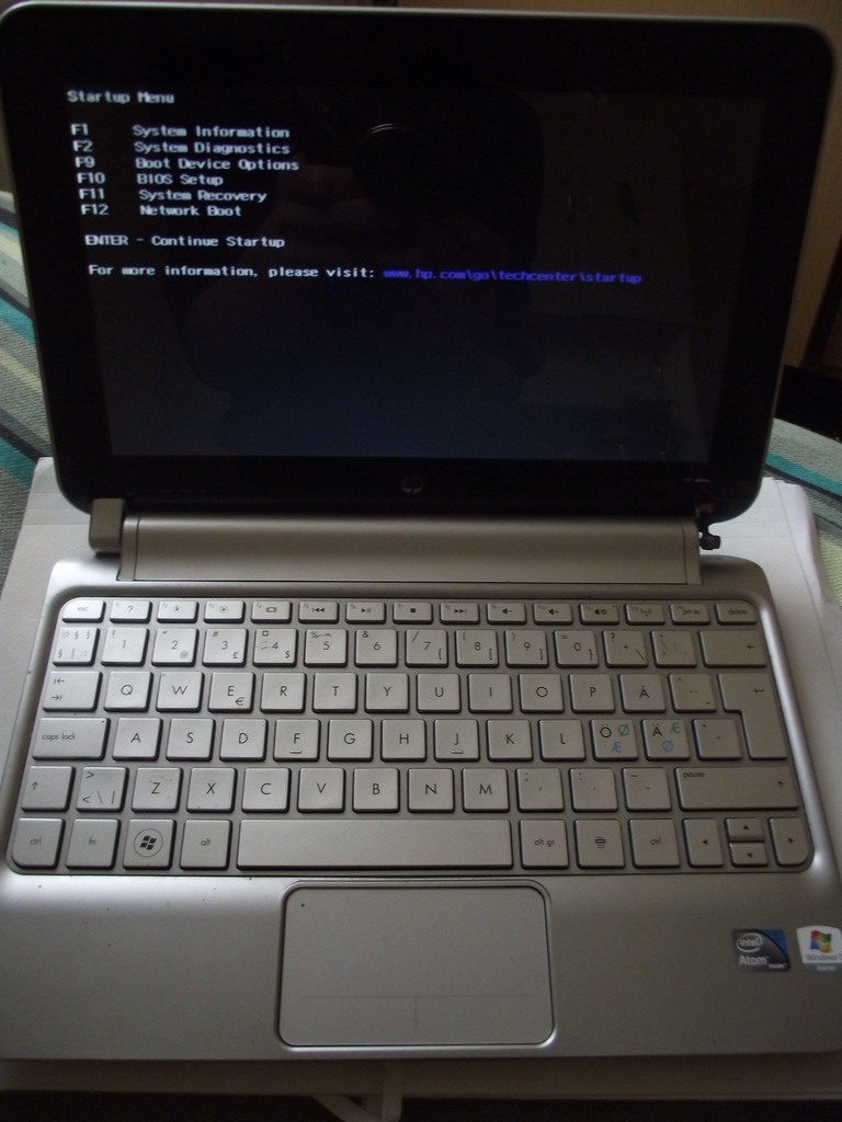 NOTEBOOK HP MINI 210/INTEL ATOM/1GB/WIN7/ - 7312481695 - oficjalne ...