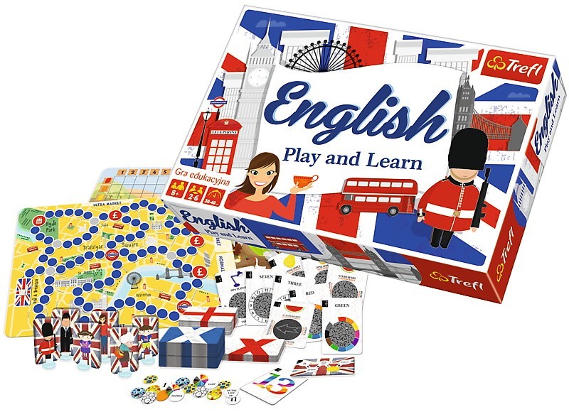 Gra ENGLISH Play and Learn, nauka angielskiego - 7271001249 - oficjalne archiwum Allegro