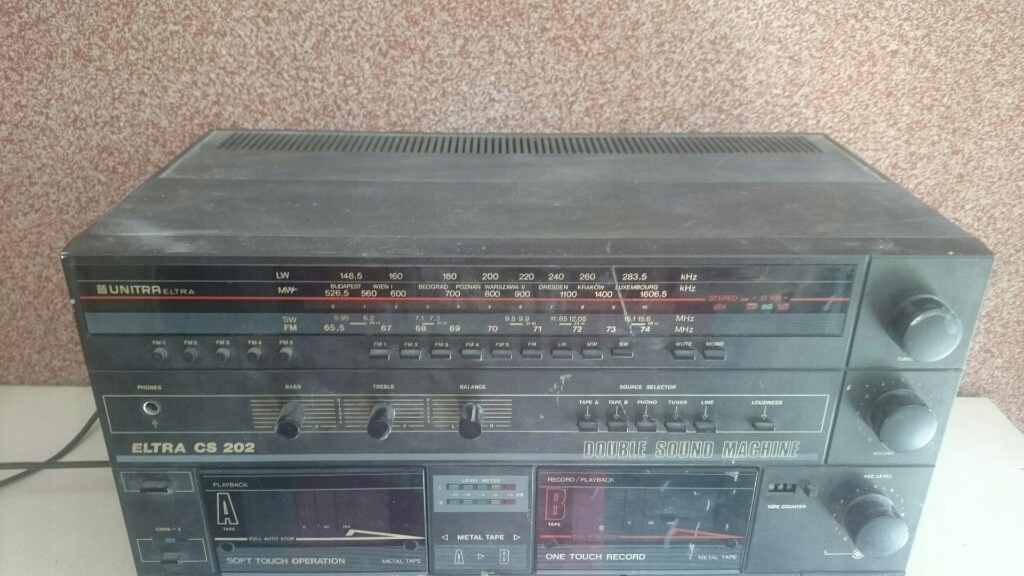 unitra eltra wieża cs 202 klasyk vintage prl - 7546152894 - oficjalne ...