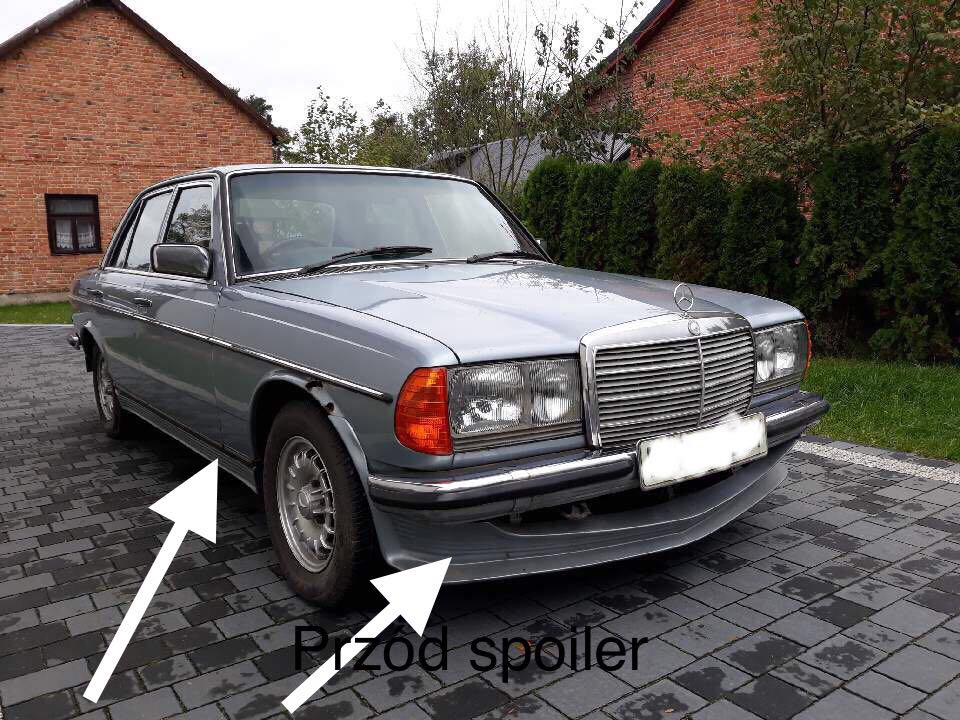 Mercedes w123 spoiler rear front amg zender - 7154398341 - oficjalne ...