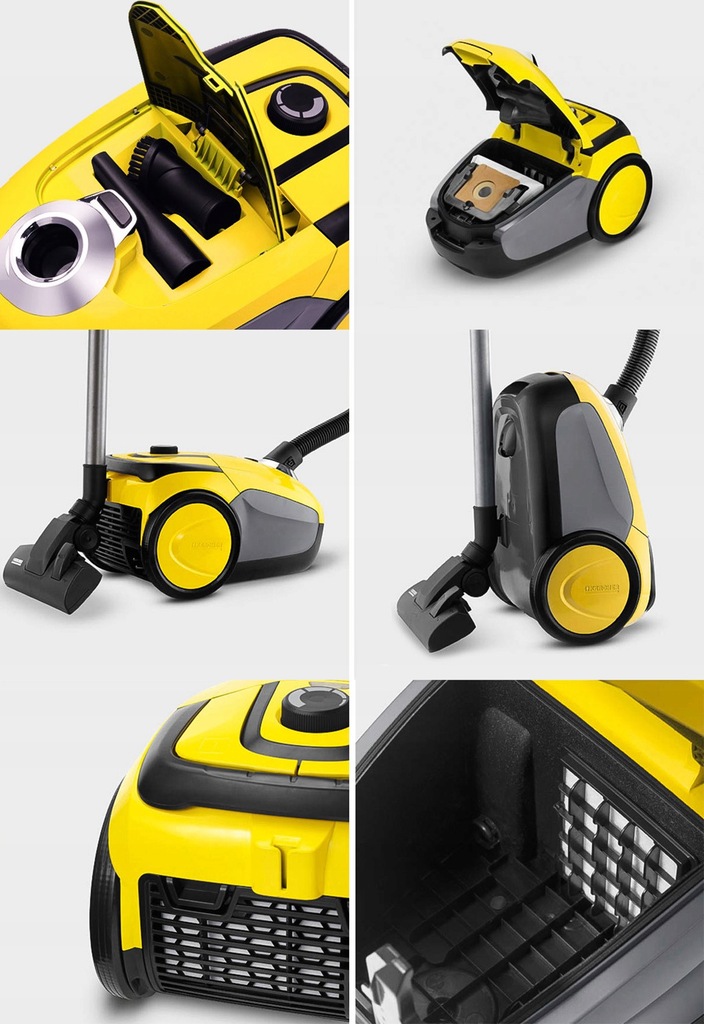 MOCNY ODKURZACZ DOMOWY KARCHER VC2 700W HEPA HOME - 6965312141 - oficjalne archiwum Allegro