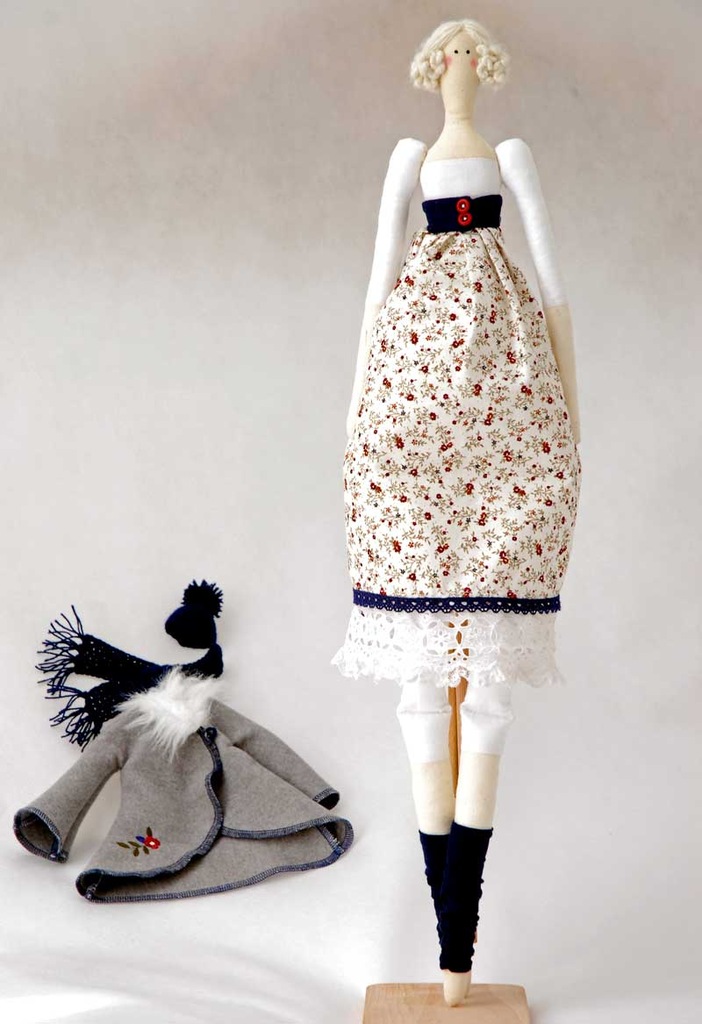Lalka typu Tilda - wysoka Marta (hand made) - 7094917301 - oficjalne ...
