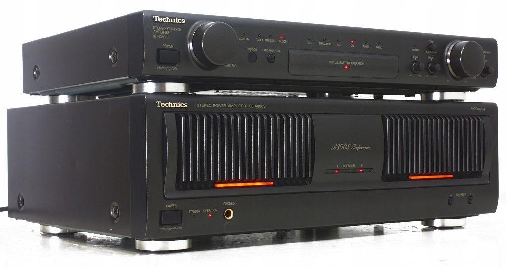 TECHNICS SE-A800S SU-C800U WZMACNIACZ DZIELONY HIT - 7640928597 - oficjalne archiwum Allegro