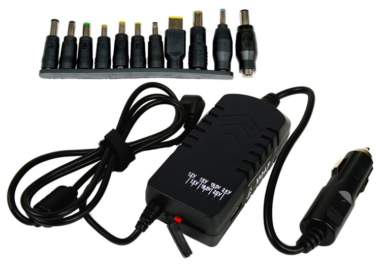 SAMOCHODOWY ZASILACZ ŁADOWARKA DO LAPTOPA 12V/24V - 5656499341 - oficjalne archiwum Allegro