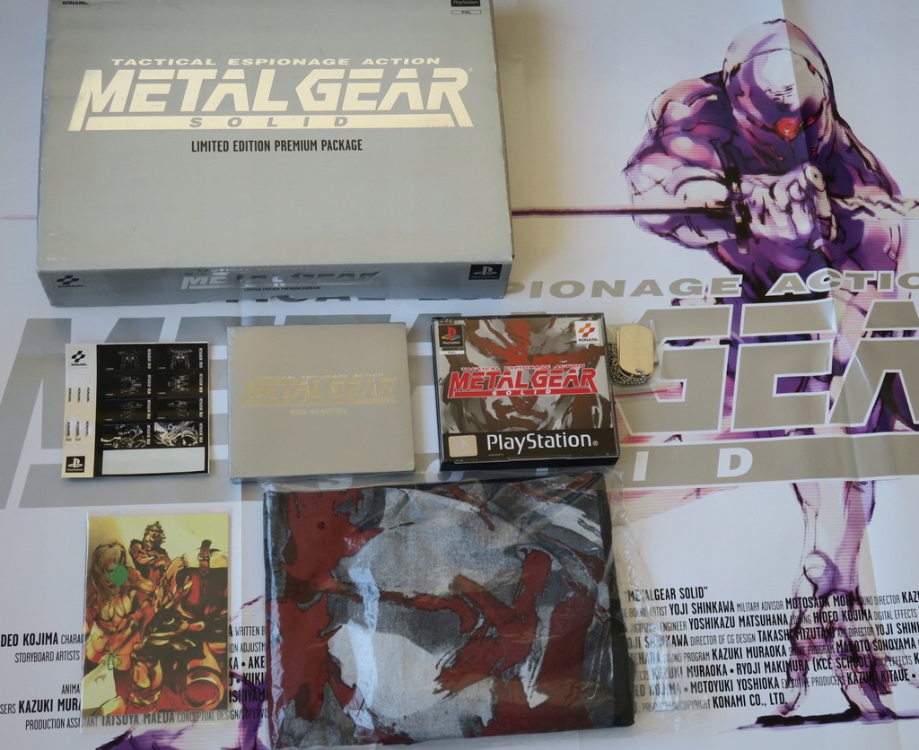 METAL GEAR SOLID LIMITED EDITION PREMIUM PACK PS1 - 7678319876 ...