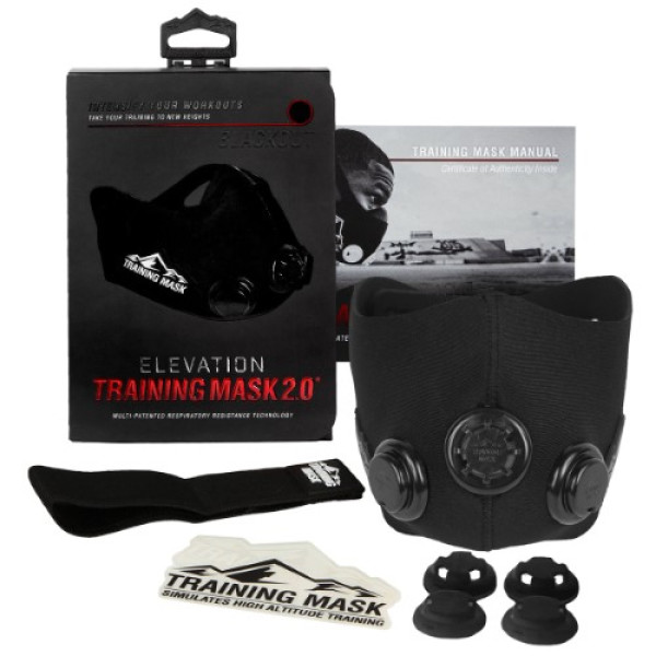 Maska treningowa Training Mask 2.0 black out r. M - 7300831945 ...