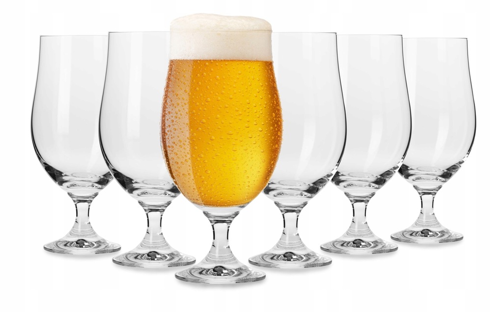 Pokale kufle szklanki do piwa KROSNO 500 ml LAGER - 7316308900 - oficjalne archiwum Allegro