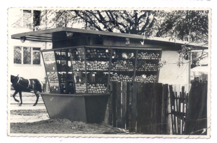 Kiosk, Warzywniak, Handel, PRL - 7130017927 - oficjalne archiwum Allegro