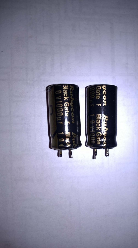 Kondensator Rubycon Black Gate F 1000uF / 10V - 7192990443 - oficjalne ...