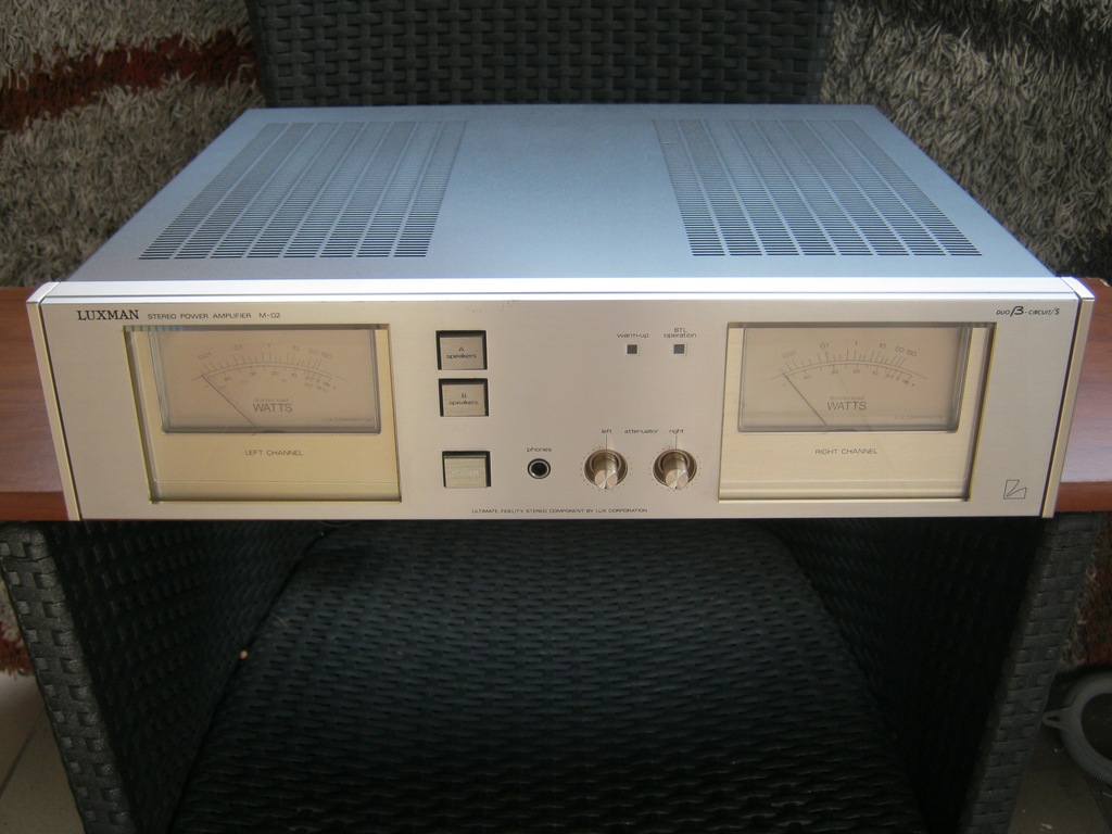 Luxman M 02 - Super Stan - 100 % OryginaŁ - Japan - 7548386672 