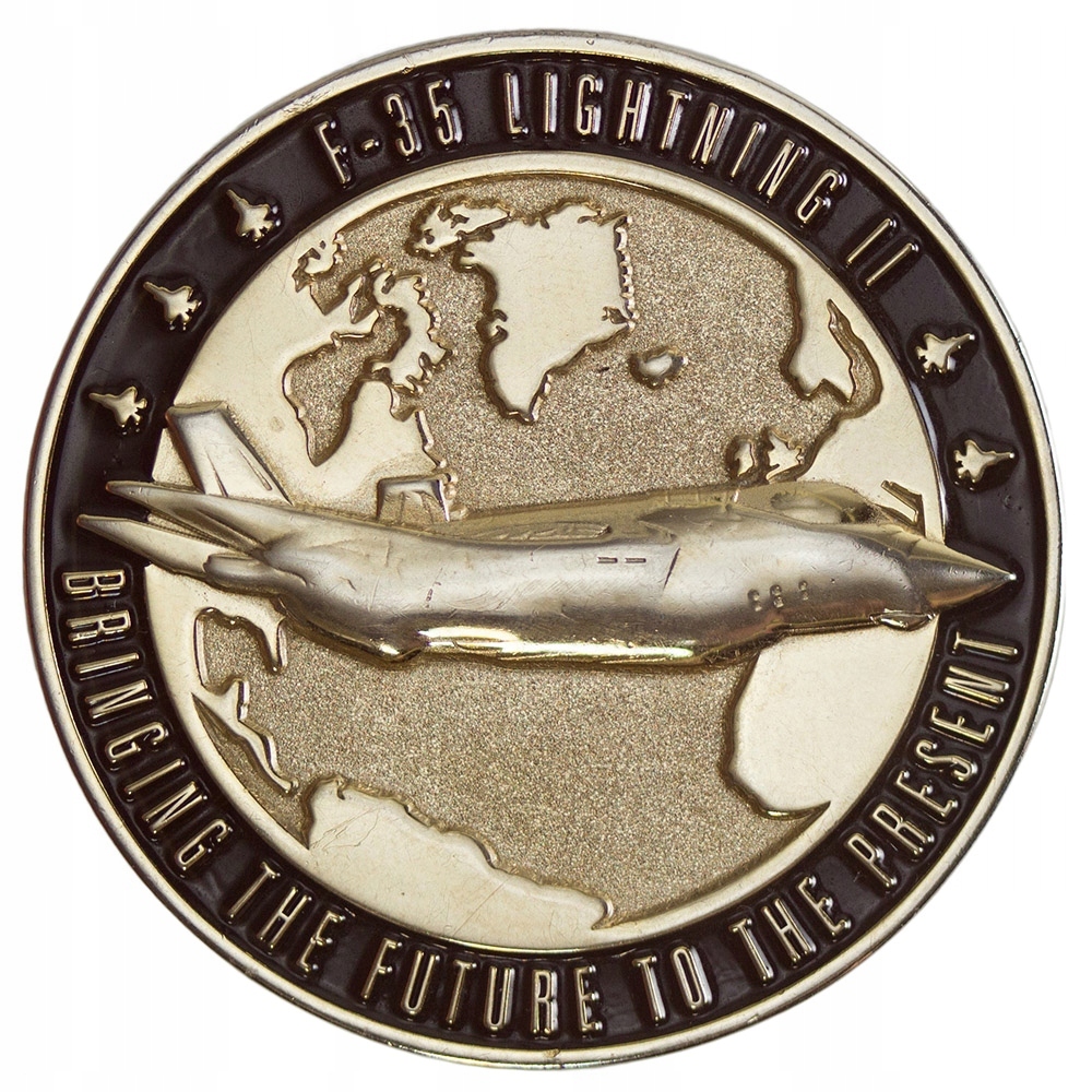 Medal coin, Lockheed Martin F-35 Lightning II - 7575781355 - oficjalne ...