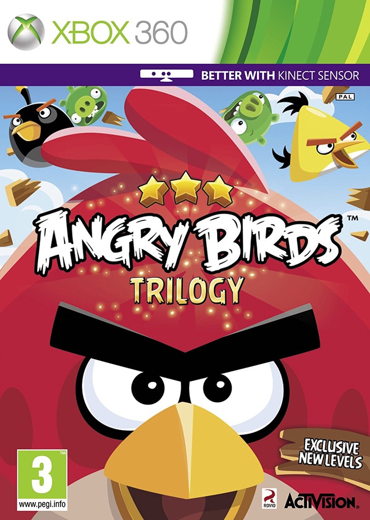 Angry Birds Trilogy Xbox 360 SKLEP GWARANCJA - 7212240321 - oficjalne ...