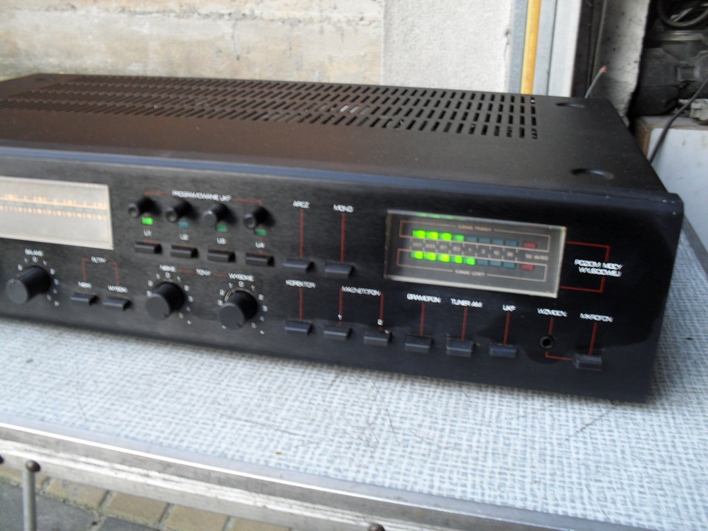 UNITRA RADMOR AMPLITUNER 5412 CZARNY PO RENOWACJI - 7090063224 ...